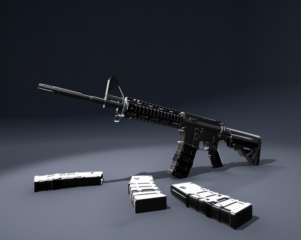 VRC/Unity M4A1 | VRチャット Unity M4A1 - kitnxivrc - BOOTH
