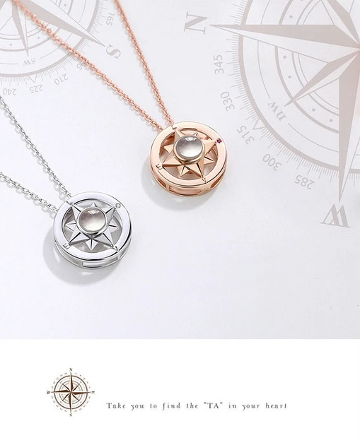 【オーダーメイド】世界に1つだけのコンパスネックレス プレゼント 記念日 クリスマス 誕生日 - moku-mo - BOOTH