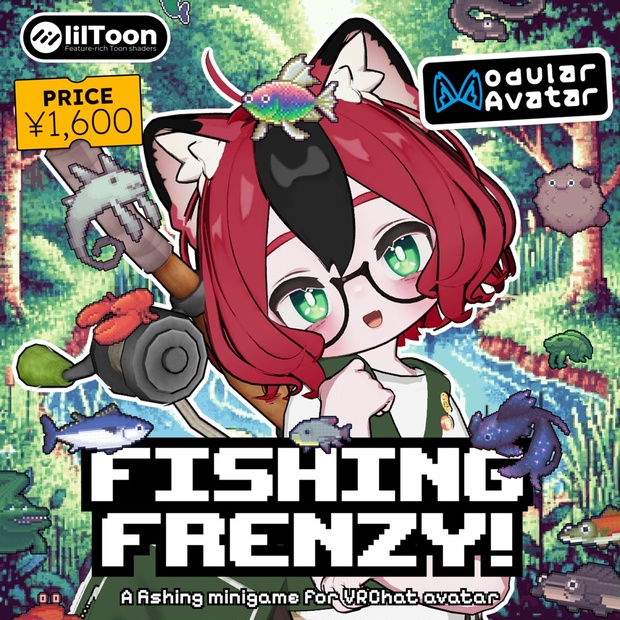 【VRC ギミック】 Fishing Frenzy 🎣💥 (Avatar Fishing Minigame) - Dismay Custom ...