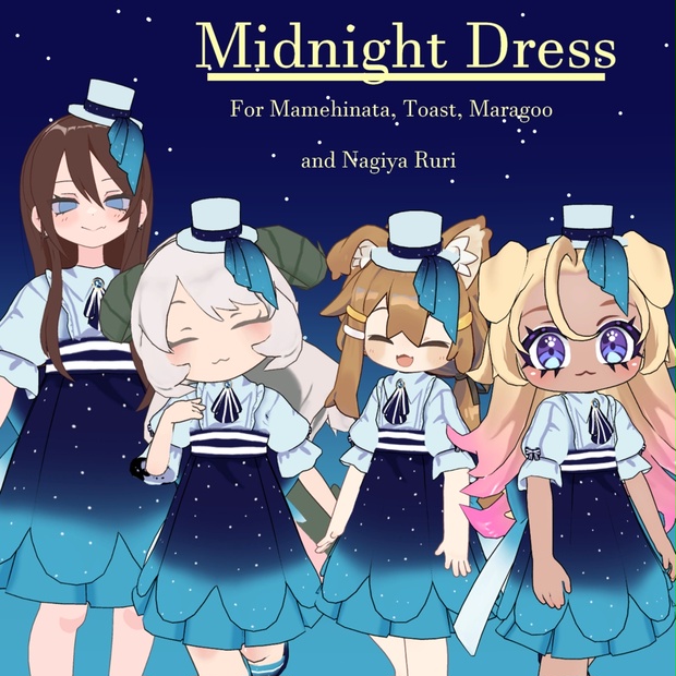 Midnight Dress - silvercherry - BOOTH