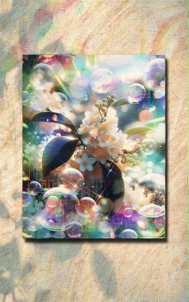 a-2314 和やかな時間の中で Enchanted Moments キャンバスアート - F6 - gallerygai - BOOTH