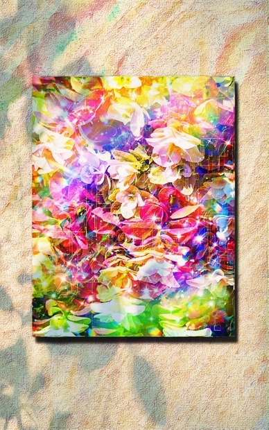 a-1958 ゴージャスな薔薇よりも Hidden light キャンバス - F6 - gallerygai - BOOTH