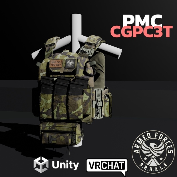 【VRC】CGPC3T Tactical Vest - Kawasa - BOOTH
