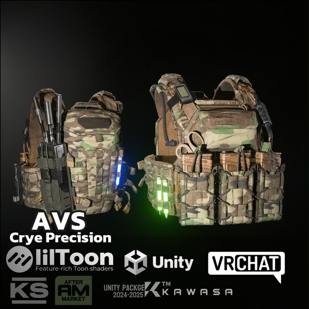 【VRC】Crye Precision AVS Tactical Vest - Kawasa - BOOTH