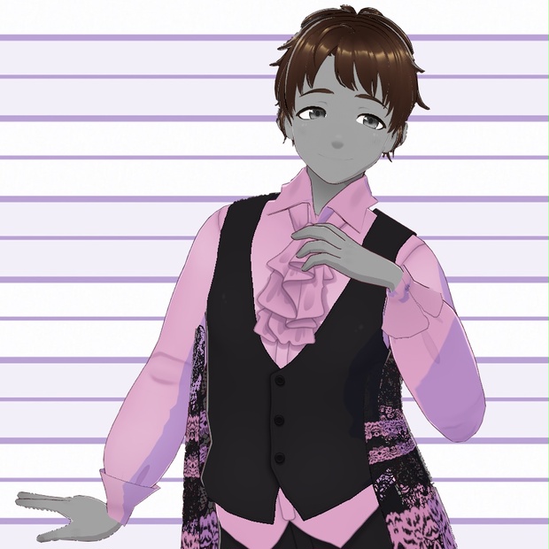 VROID - Gentle Goth outfit - yunemadraw - BOOTH