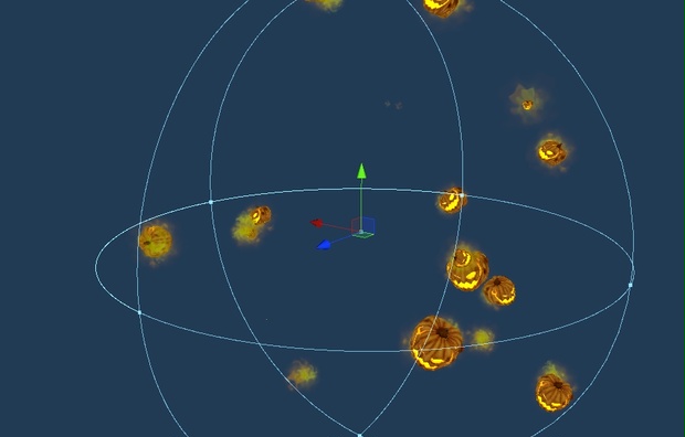 (VRChat) halloween pumkin's aura particle system. - soqua - BOOTH