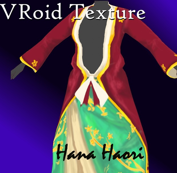 Hana Haori jacket texture - Stellar Soleil - BOOTH