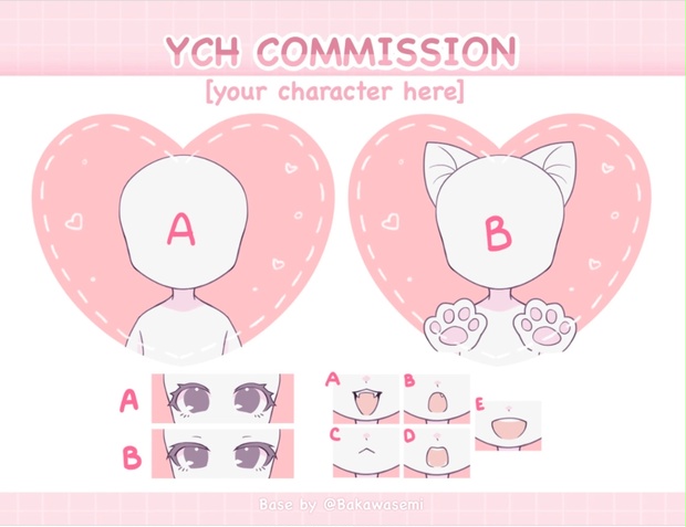 Customizable Character Commission / Kawaii Aesthetic / Custom Art ...