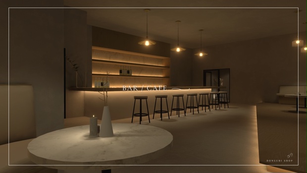 【VRC向けワールド】Bar / Cafe - どんぐりのお店 - BOOTH