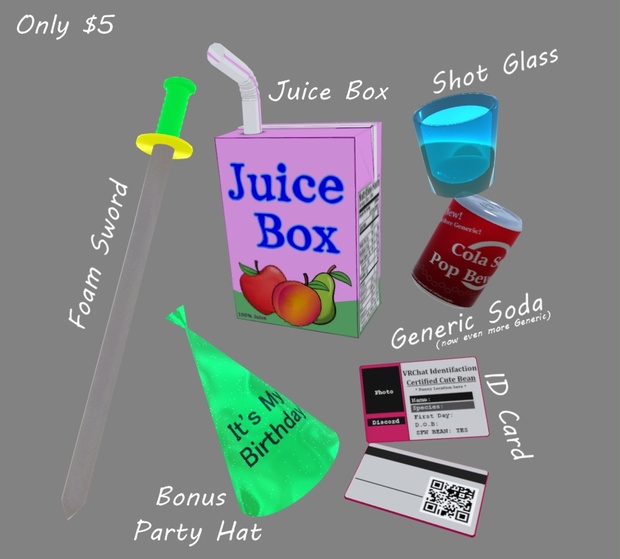 VRC Party Asset Pack! - MewsSnep - BOOTH