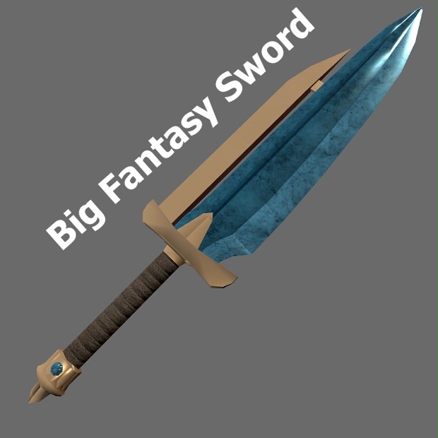 Big Fantasy Sword vrc prefab - MewsSnep - BOOTH