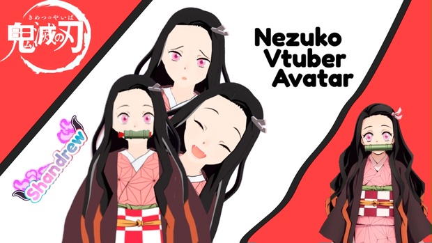 Nezuko Kamado Vtuber Avatar - shandrewshop - BOOTH
