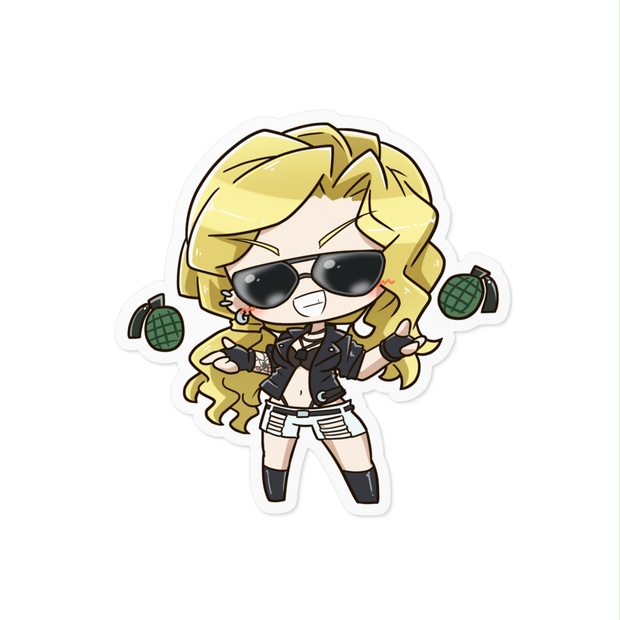 Bombshell Grenades Sticker ♡ Art by アシモ953 - BB's Bomb Shop - BOOTH