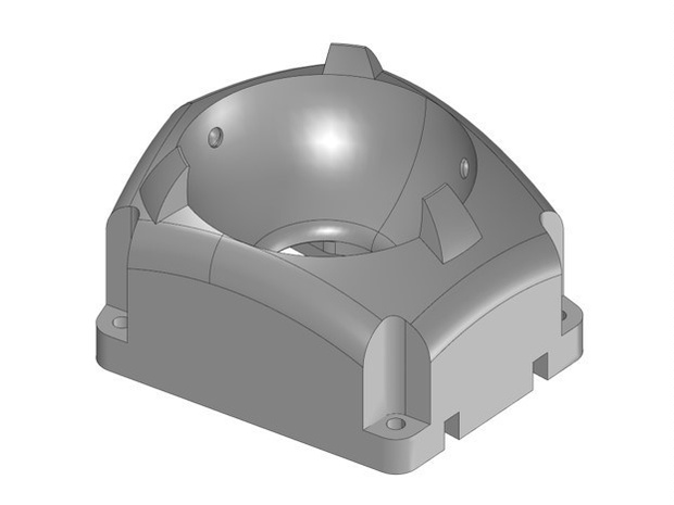 cocot46plus / cocot36plus / meishi trackball module ボールケース3Dモデルデータ ...