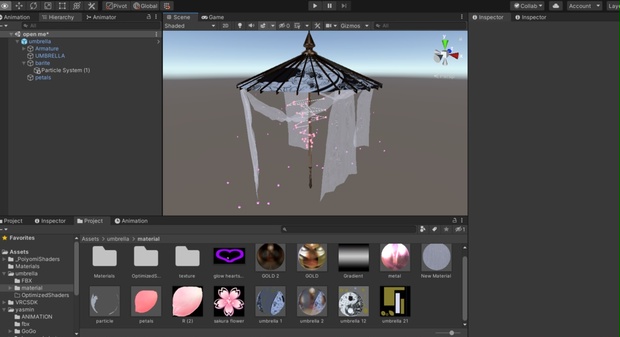 (Unity particle) umbrella / barite - yumily16 - BOOTH