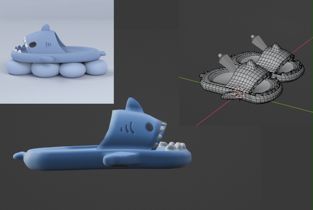 Shoes shark ( RINDO, MAYA, SELESTIA, KIKYO, KOKOA ) - yumily16 - BOOTH