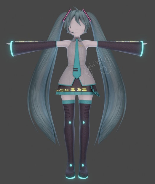 miku outfit base manuka (licence commercial) - yumily16 - BOOTH