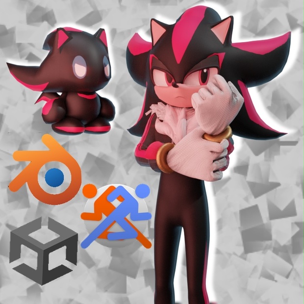 Shadow the hedgehog (PC/QUEST) - yumily16 - BOOTH