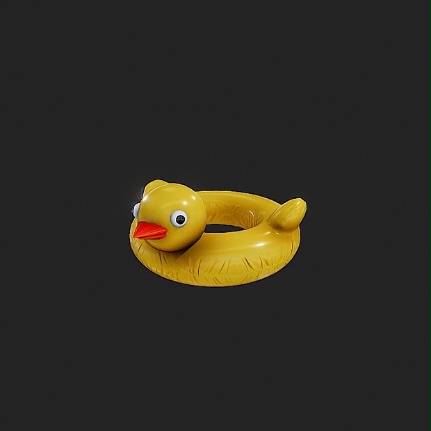 Floating duck - flashzart - BOOTH