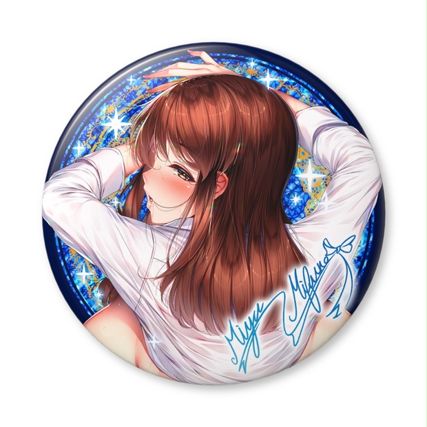 【C106新作】缶バッジ 三船美優04【サイズ選択可】 - るきつら。C106 1日目 南2 h-44b - BOOTH