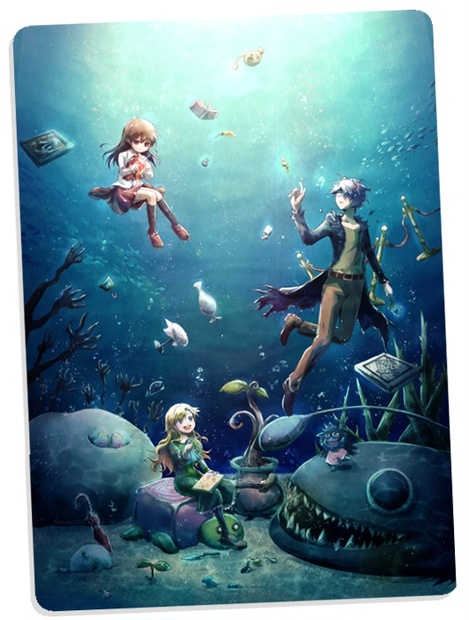 Ib アクアリウムA5下じき - くろいぬ本舗BOOTH - BOOTH