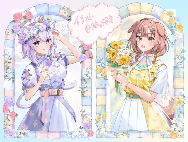 【非公式】おかころアクリルフィギュア夏 - amesui_illust - BOOTH