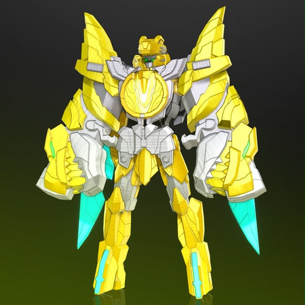 (VRM/MMD向け) テガソードイエロー - jimmy-94251 - BOOTH