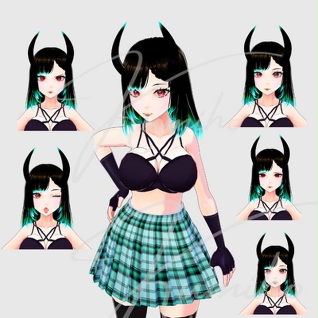 VTUBER 3D MODEL | .VRM | VROID - kumiho - BOOTH
