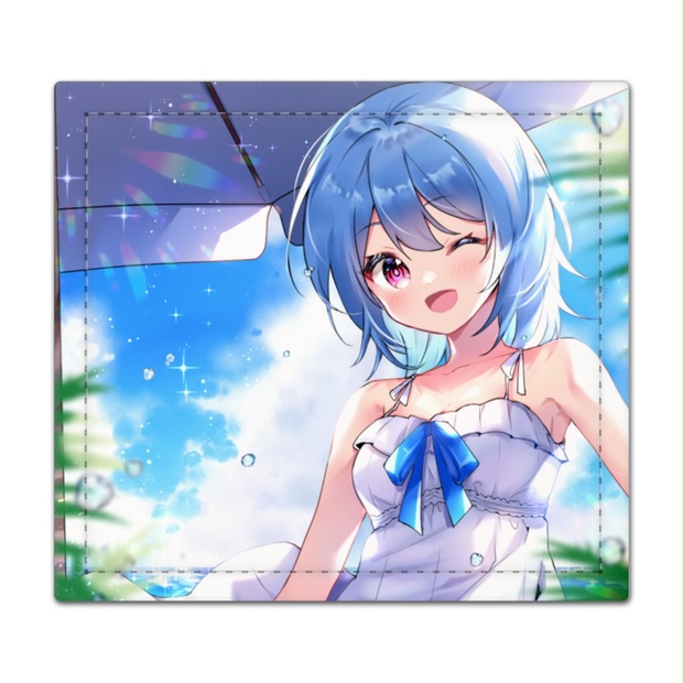 【捺印マット】海！（サティスイラストコンテスト2021summer受賞作品） - Satis Project 公式BOOTH - BOOTH