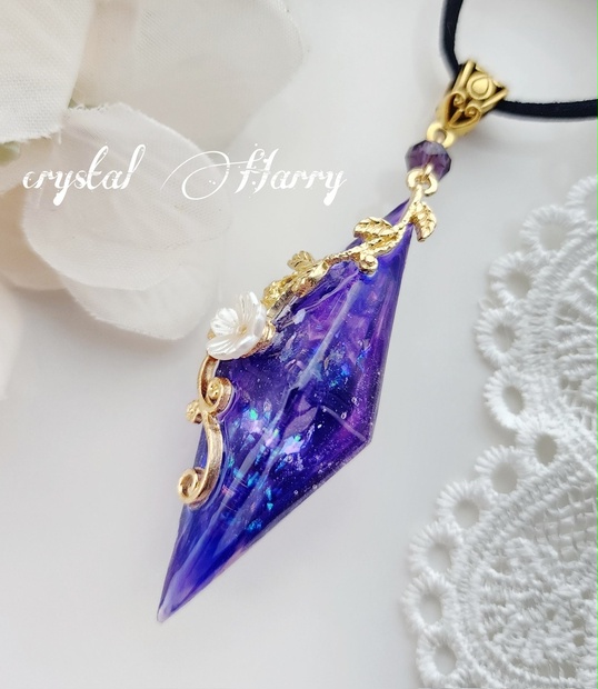 【華宝石のペンデュラム】～紫の華～ - crystal harry - BOOTH