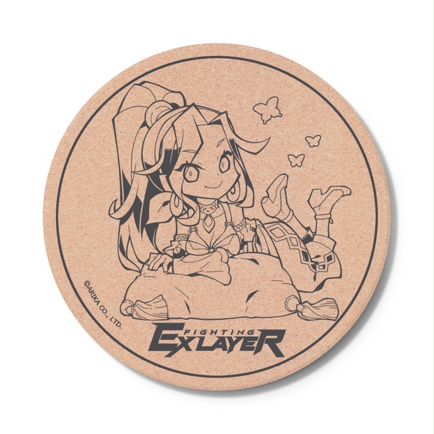 Pullum Cork-ish Coaster (コルク風コースター) - ARIKA Official Goods - BOOTH