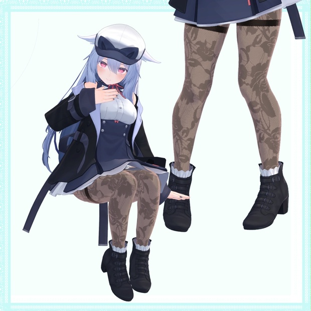 複数アバター対応 ストッキングとタイツセット [VRC想定3Dモデル] - ambition-factory - BOOTH