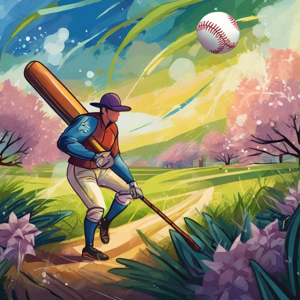 球春到来_プロ野球開幕/ Spring has arrived_Professional baseball begins - パンダ/panda🐼🌟 - BOOTH