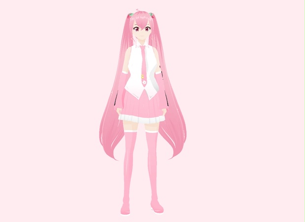 Sakura Miku VRoid Model - Zirko Nific - BOOTH