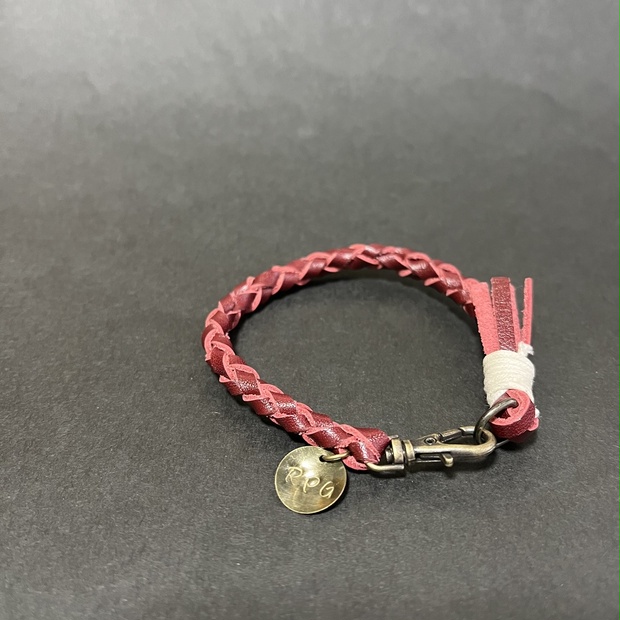 RPG Leather Bracelet （Red / M） - Re;pagers souvenir store - BOOTH
