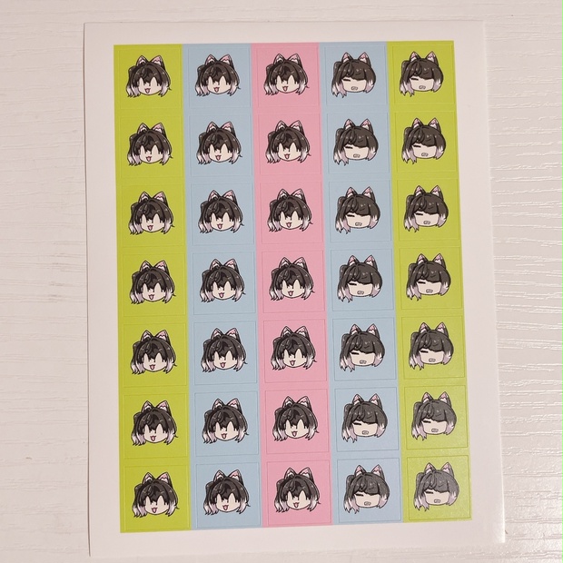 ねこミリアルちゃんシール - Sui2ゅゆ（すいすい） - BOOTH