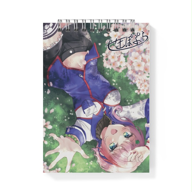 七缶ぽぷらオリジナルメモ帳(さくらver) - 七缶ぽぷらのバーチャルコンビニ - BOOTH