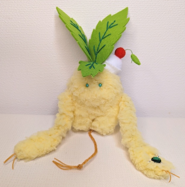 〜ひっつきマンドラゴラ〜 レモンクリームソーダ / ぬいぐるみ(小)【受注制作】 - muni猫柳 - BOOTH