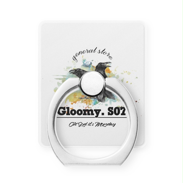 Classic Logo smartphone ring - Gloomy.so7 - BOOTH