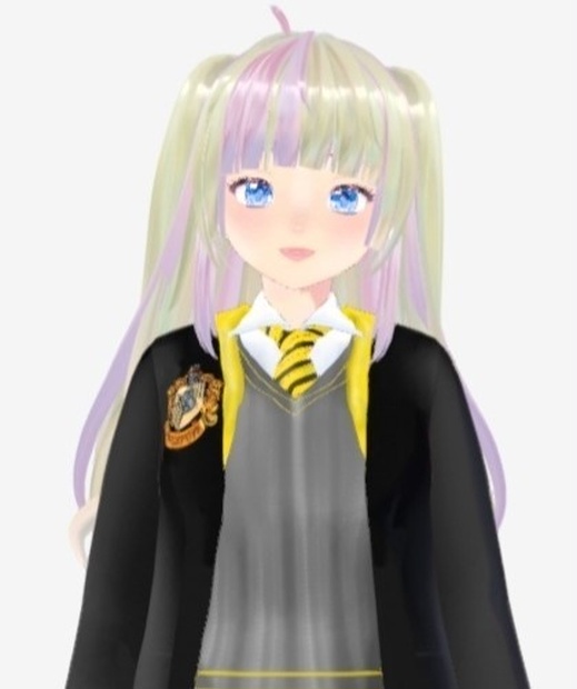 Vroid Hogwarts Uniform Hufflepuff - sunnylucy - BOOTH