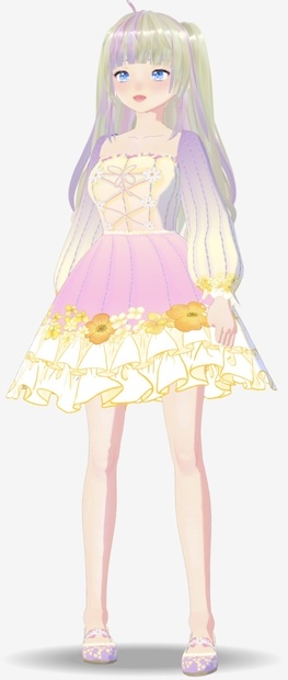 Vroid Spring dress - sunnylucy - BOOTH