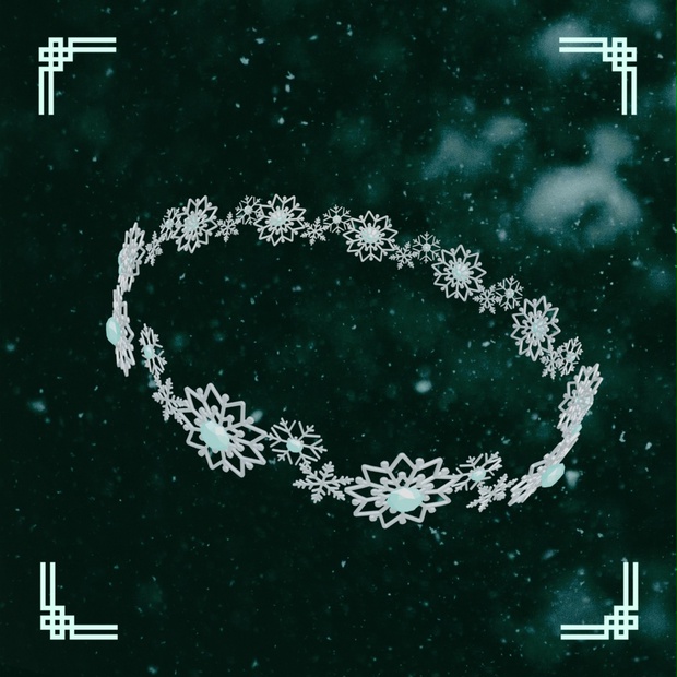 【VRChat】Snowflakes Ring / 雪花指輪 - 未央宫 - BOOTH