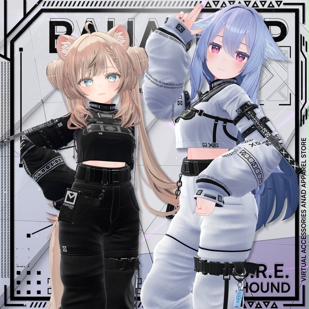 【10アバター対応】C.O.R.E. Voidhound - BahaShop - BOOTH