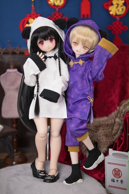 MDD（S .M.L胸）もちあし SDM size チャイナパーカー2 - AzukiMilk - BOOTH