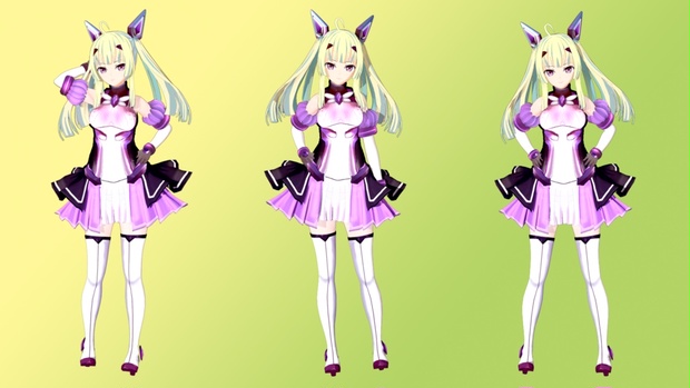 [Koikatsu]光翼戦姫エクスティアA 天久保yuri - Koikatsu mod - BOOTH