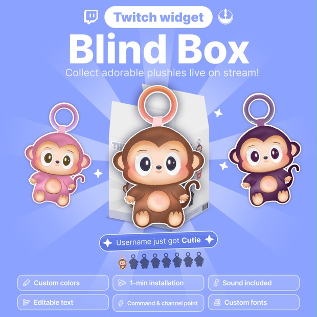 Twitch Blind Box Widget: Interactive Stream Overlay with Collectible ...
