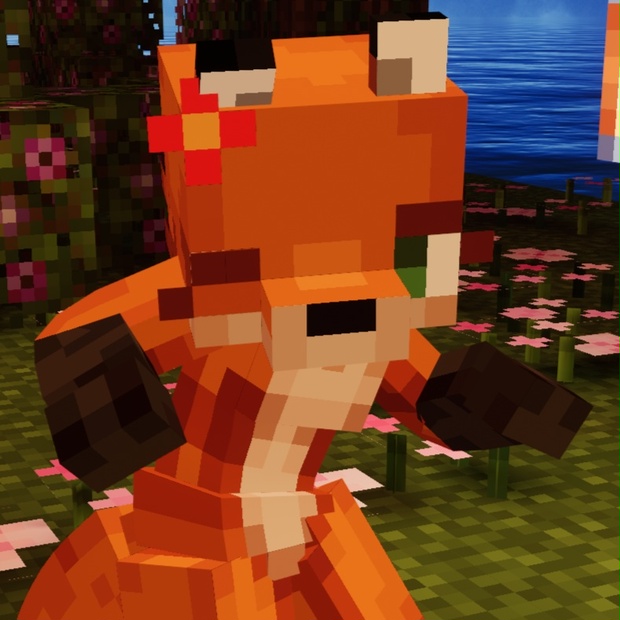 Minecraft Vixen - VRChat Avatar - Heteroschmexual - BOOTH