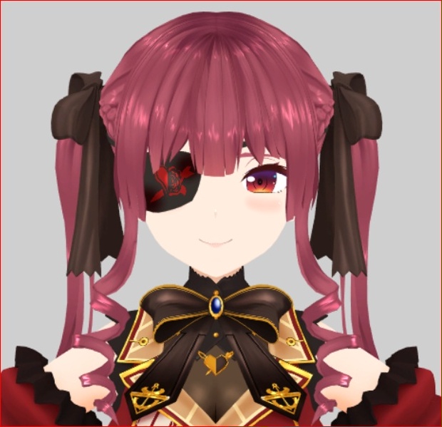 Captain (Gothic Lolita version) 3D Model vrchat 3D Characters - esoraw ...