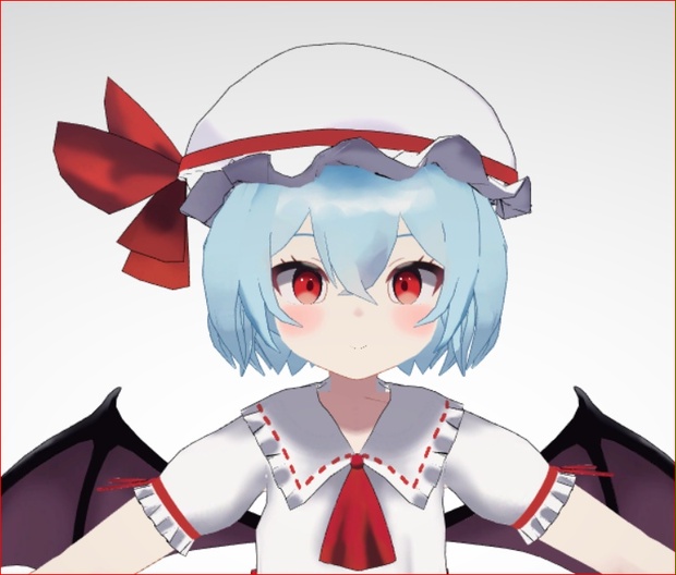Snake-cat style Remilia 3D Characters 3D Model VRChat - esoraw - BOOTH