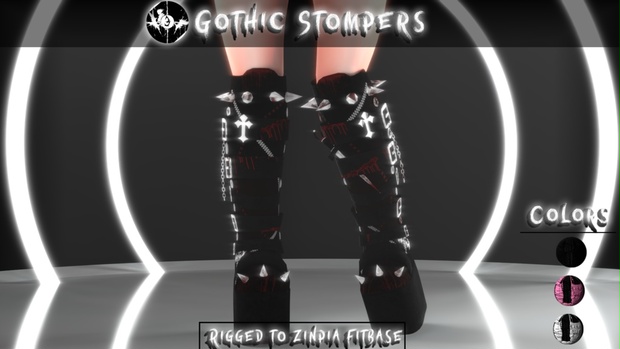 Gothic Boots - 3 - BOOTH